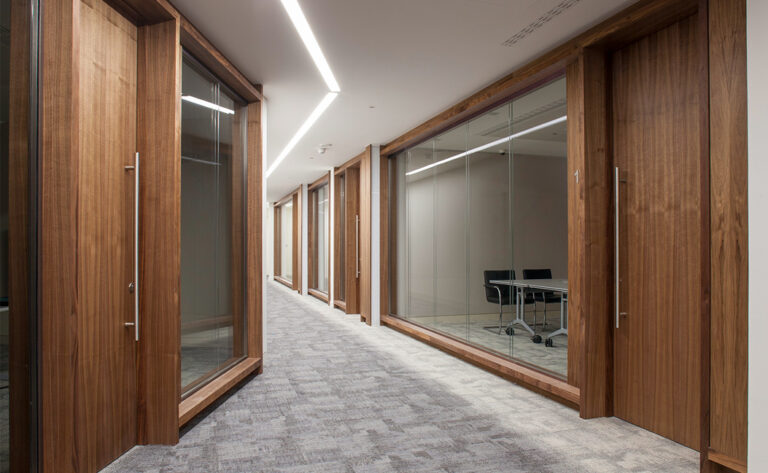 Timber glazed partitions - Architectural Wallsz